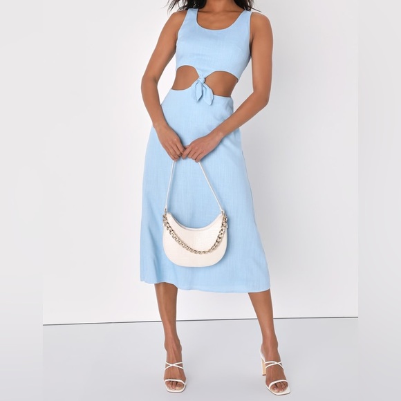 Lulus | Dresses | Lulus Stun All Summer Midi Dress | Poshmark